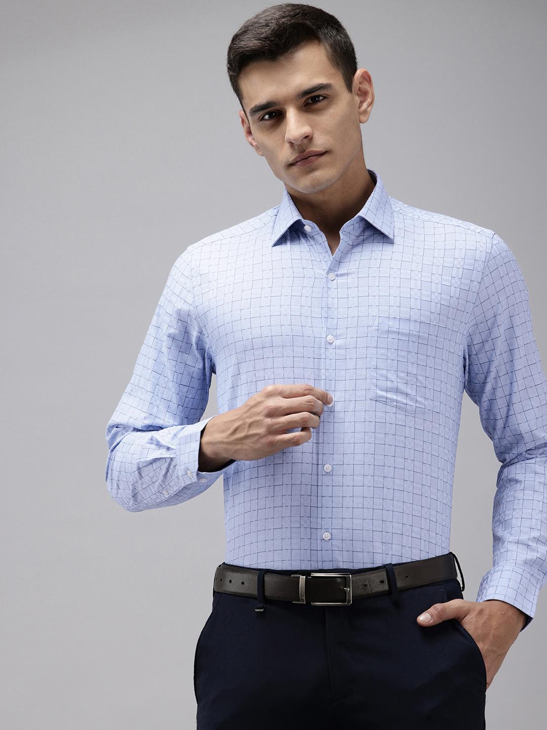 Buy Arrow Pure Cotton Manhattan Slim Fit Checked Formal Shirt - Shirts ...
