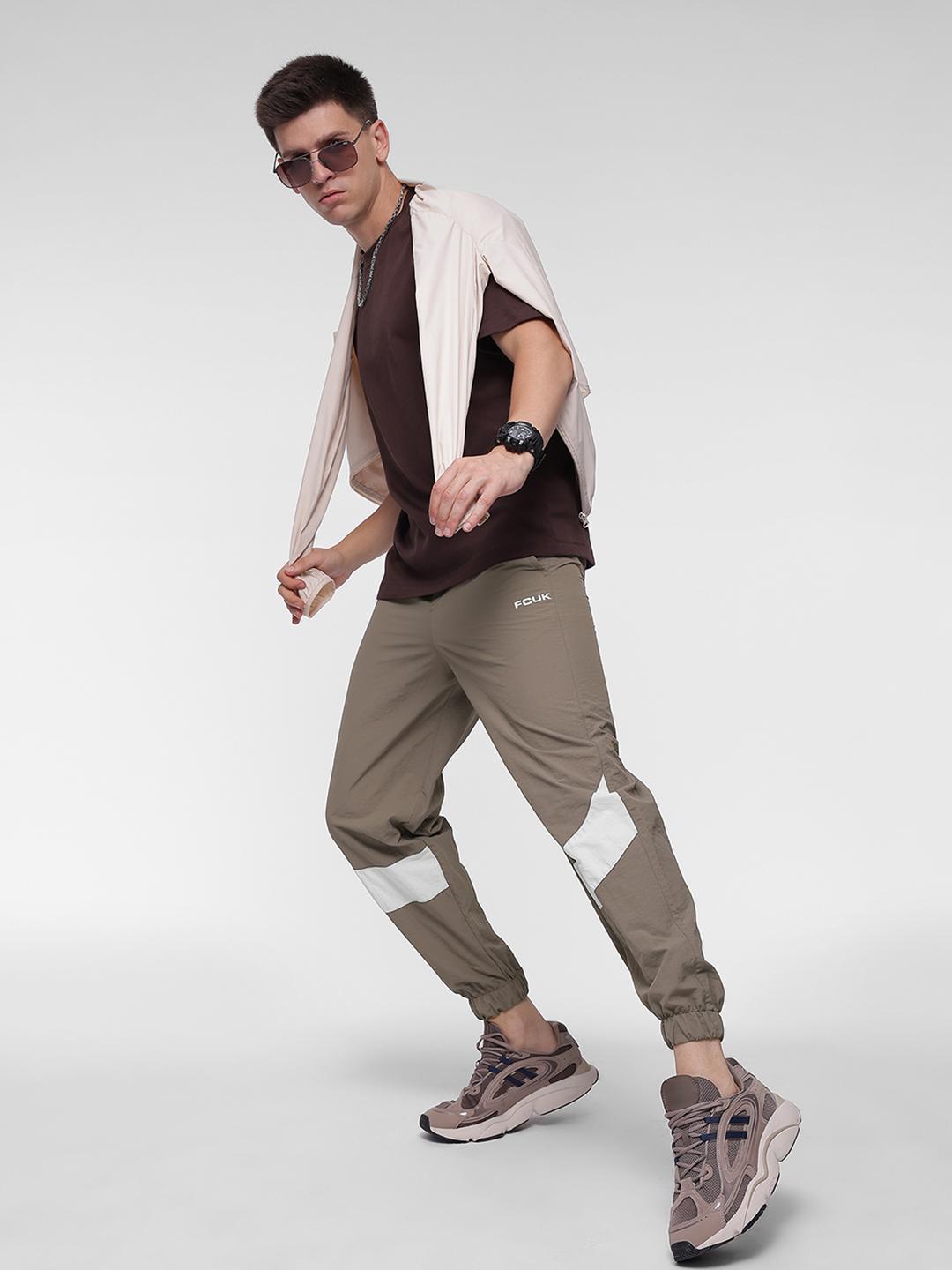Buy FCUK Men Colorblocked Detail Joggers - Track Pants for Men 31570097 ...