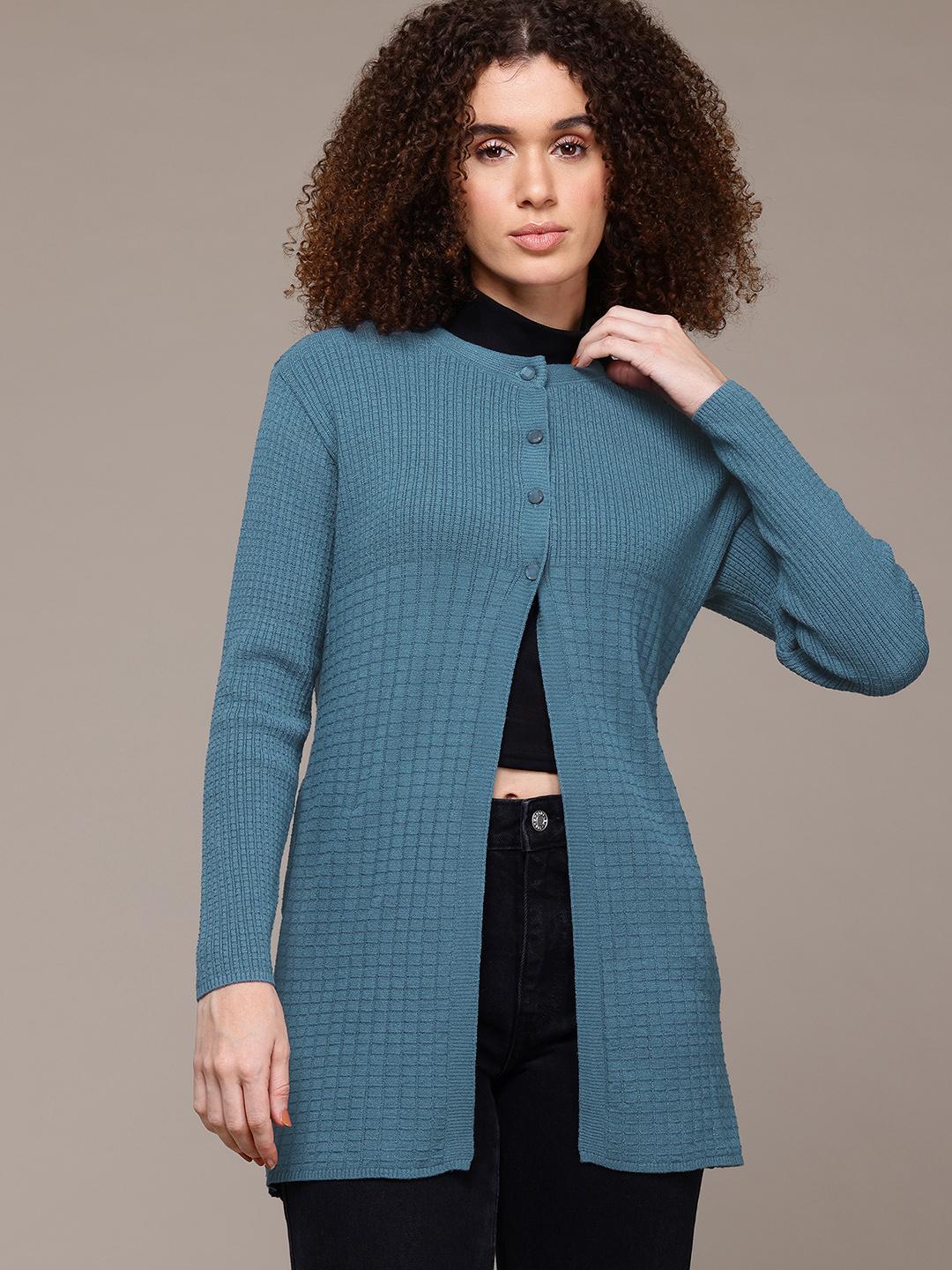 Buy The Roadster Lifestyle Co. Woollen Longline Cardigan - Sweaters for ...