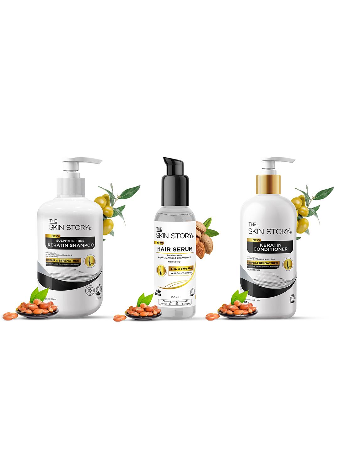 Buy THE SKIN STORY Sulfate Free Keratin Hair Care Combo - Hair Care ...