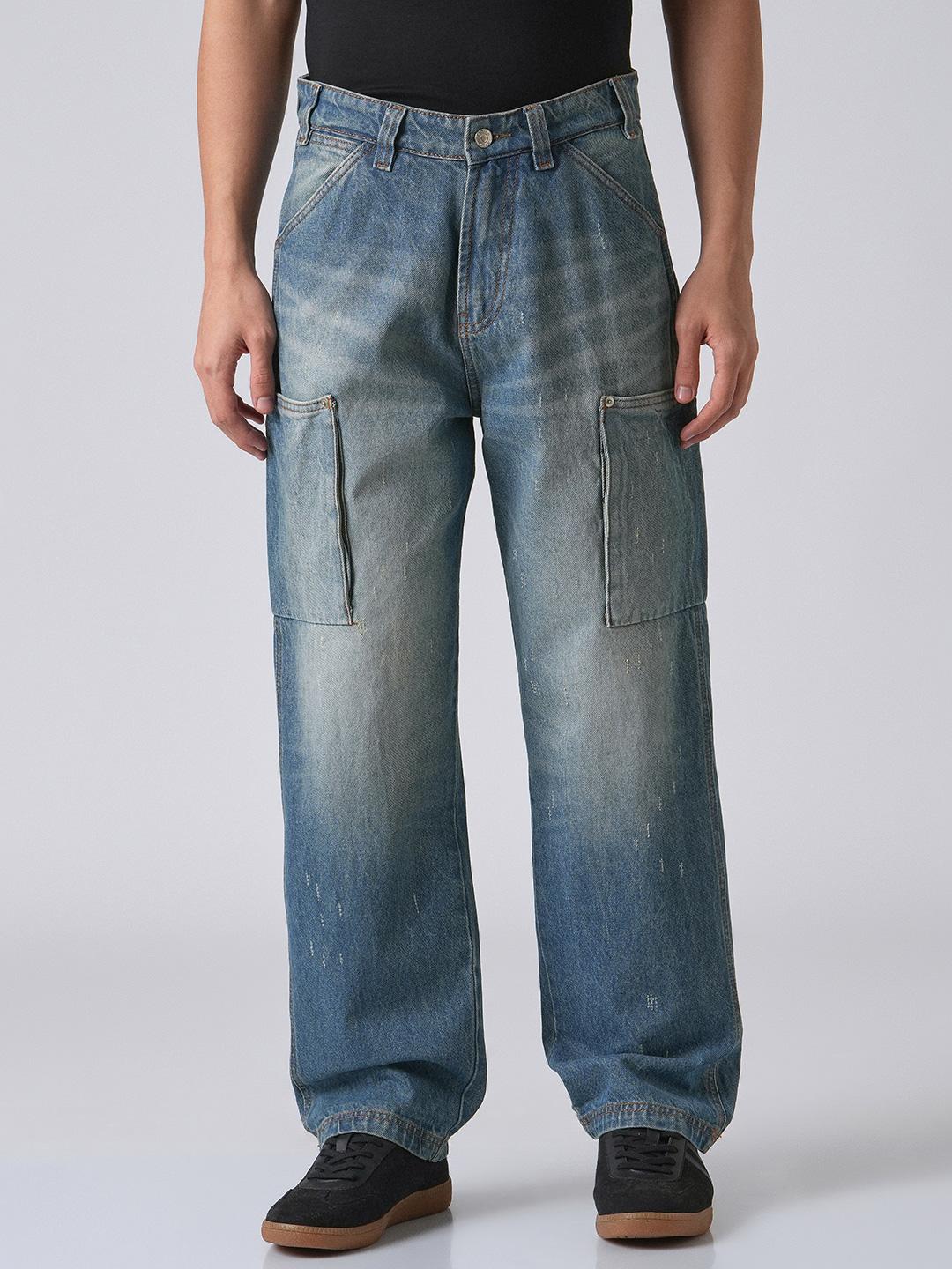 Buy Banana Club Men Classic Relaxed Fit Cat Scratches Heavy Fade Jeans ...