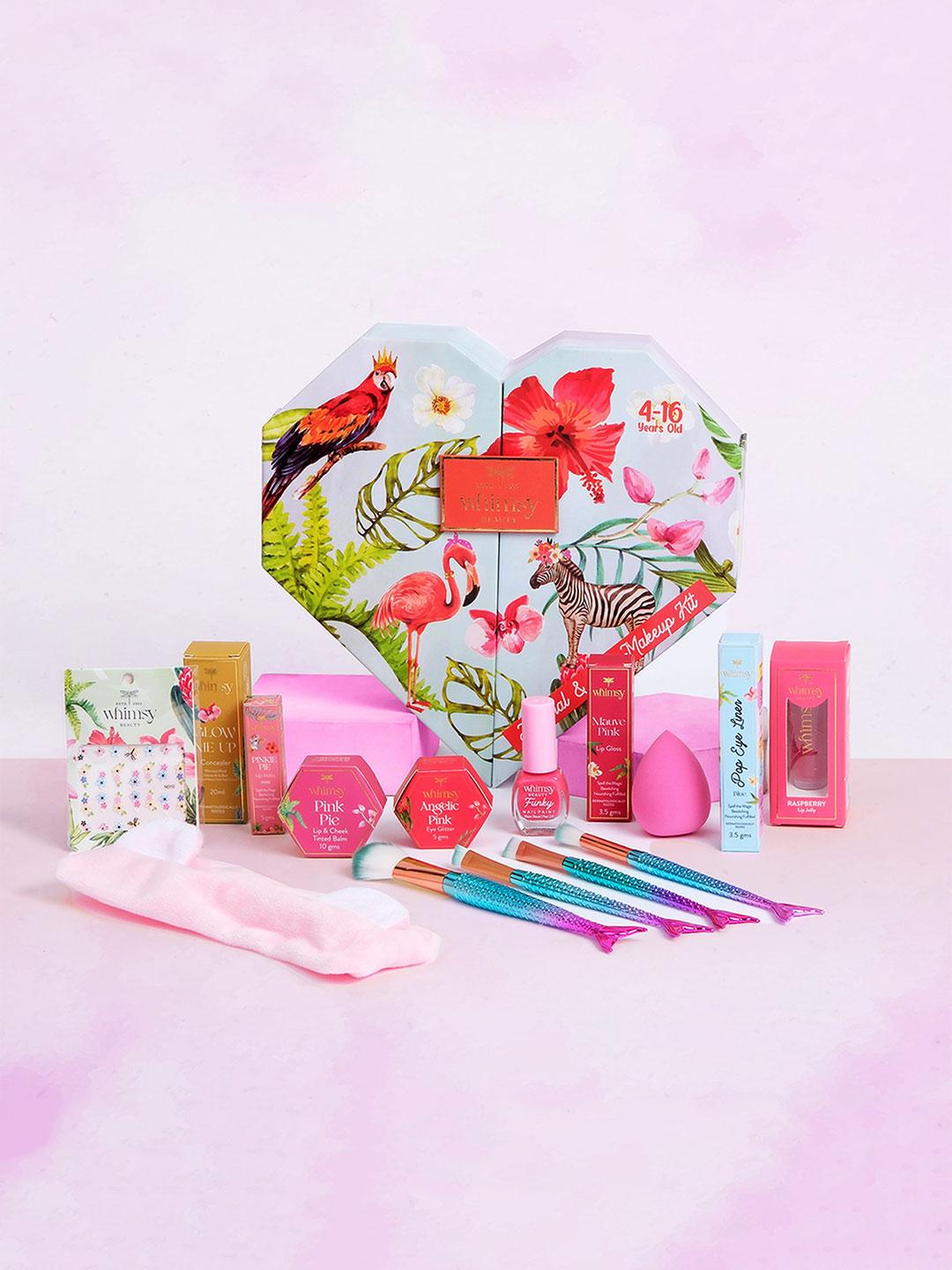 Buy Whimsy Beauty Girls Set Of 15 Safe & Organic Make U Pretty Beauty ...