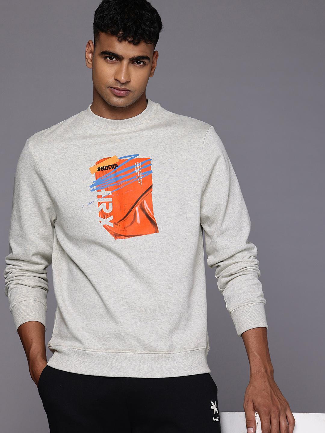 Buy HRX By Hrithik Roshan Graphic Printed Sweatshirt - Sweatshirts for ...