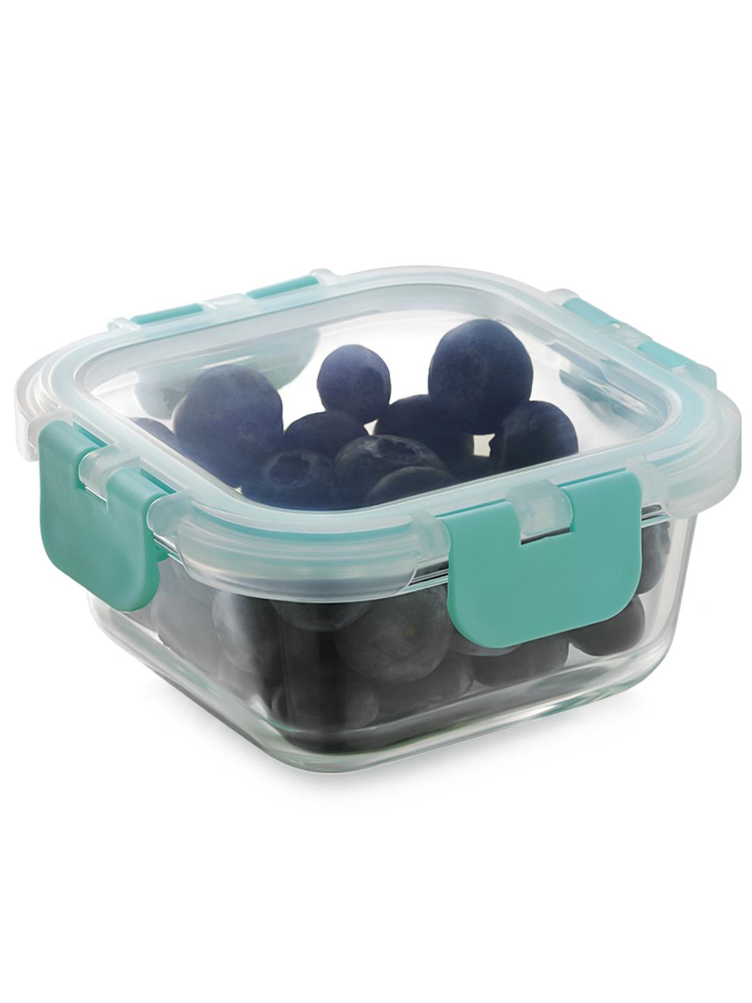 Buy Magnus Glock Borosilicate Glass Food Square Microwave Safe ...