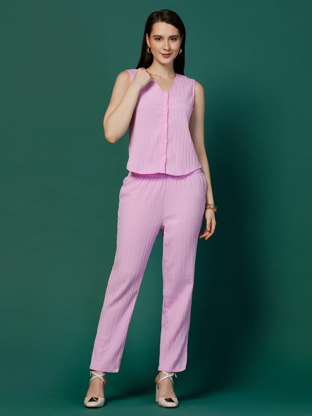 Buy Moda Rapido Textured Top With Trouser Co Ords - Co Ords for Women ...