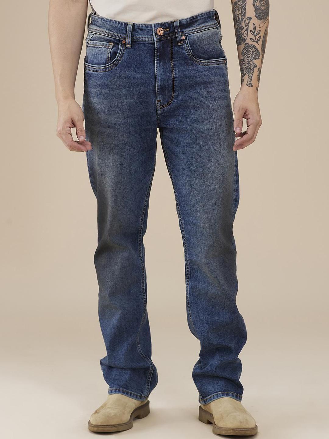Buy Being Human Men Classic Light Fade Stretchable Mid Rise Jeans ...