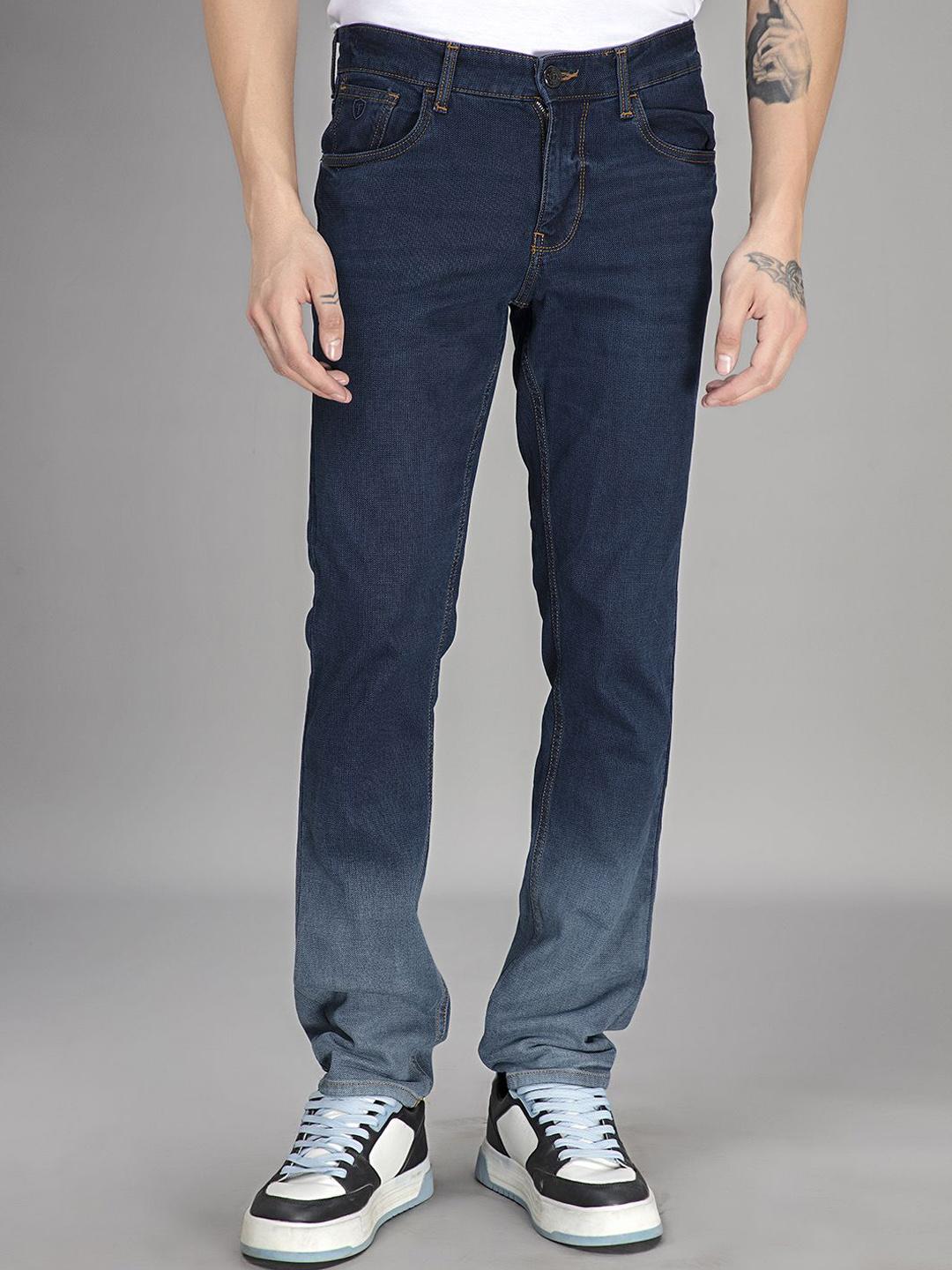Buy Thinc Men Celestial Tailored Straight Fit Stretchable Jeans - Jeans ...