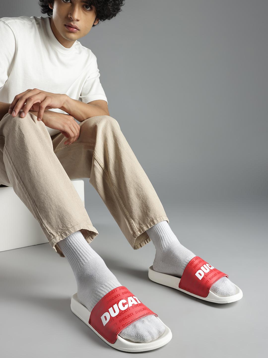 Buy Ducati Men Printed Sliders - Flip Flops for Men 31966511 | Myntra
