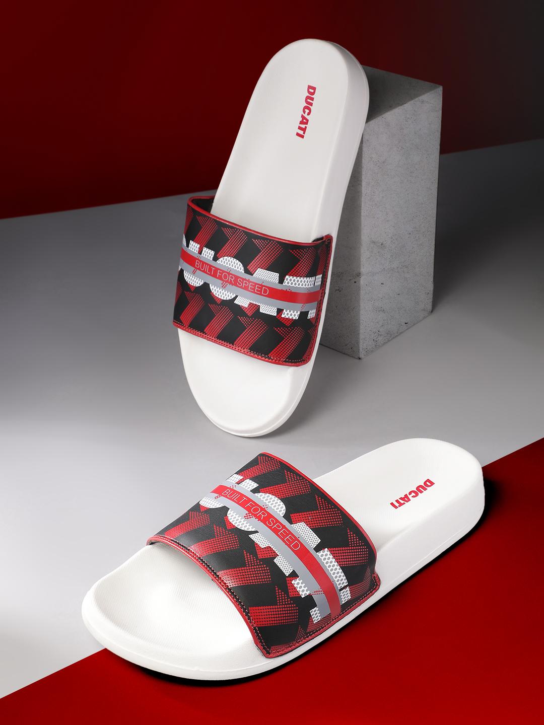 Buy Ducati Men Printed Sliders - Flip Flops for Men 31966512 | Myntra