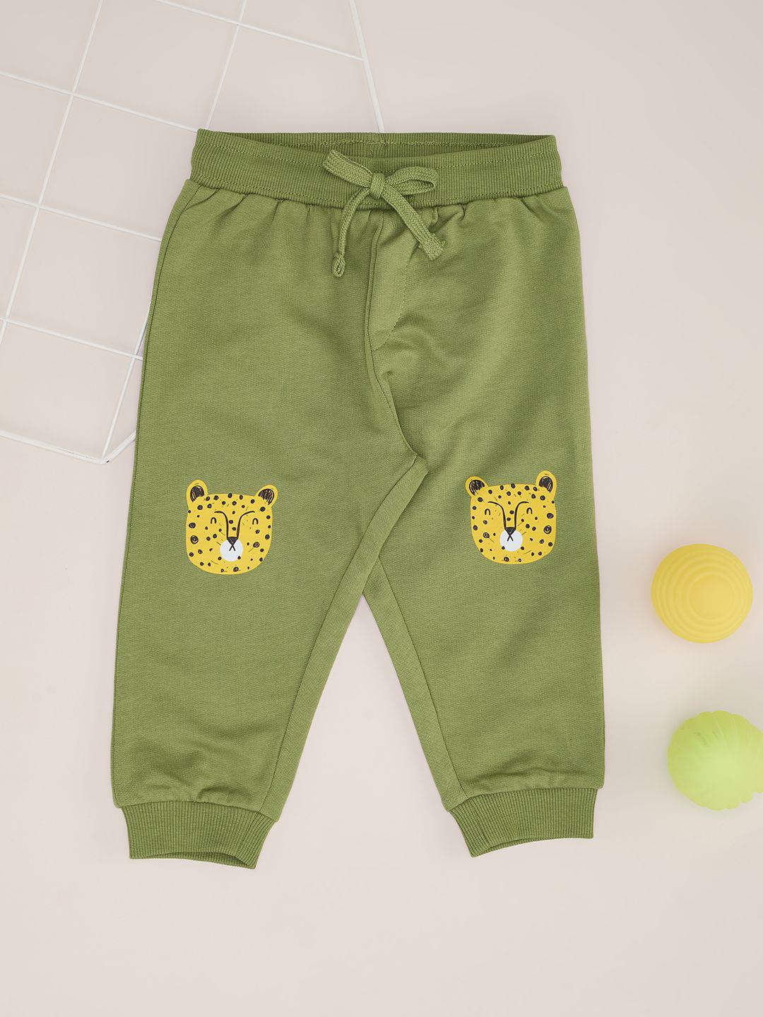 Buy Pantaloons Baby Boys Printed Pure Cotton Mid Rise Joggers - Track ...