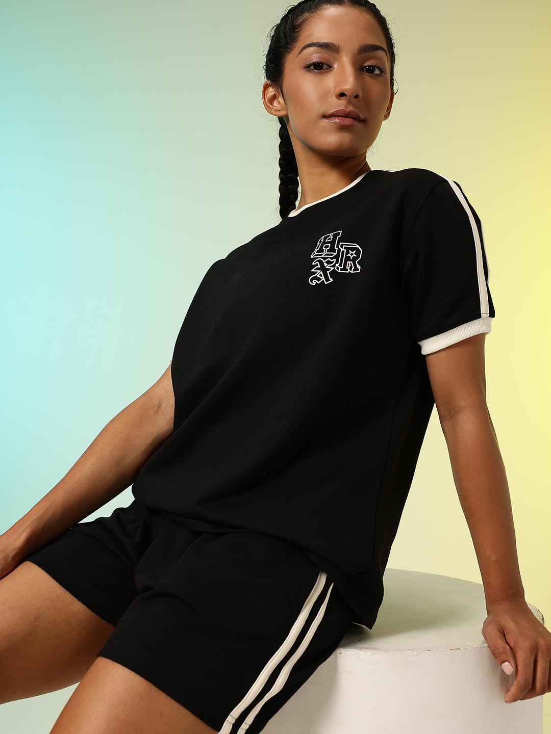 Buy HRX By Hrithik Roshan T Shirt With Shorts Tracksuit - Tracksuits ...