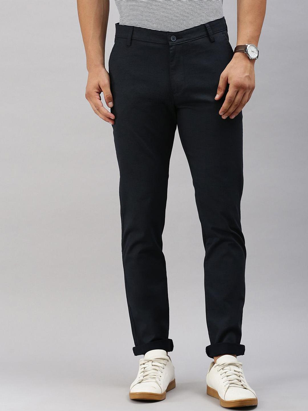 Buy Classic Polo Men Moderate Fit Cotton Trousers - Trousers for Men ...