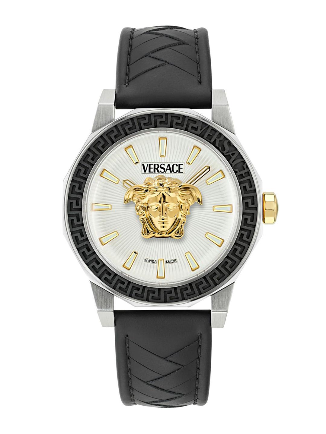 Buy Versace Medusa Deco Gent Men Embellished Dial & Straps Analogue ...