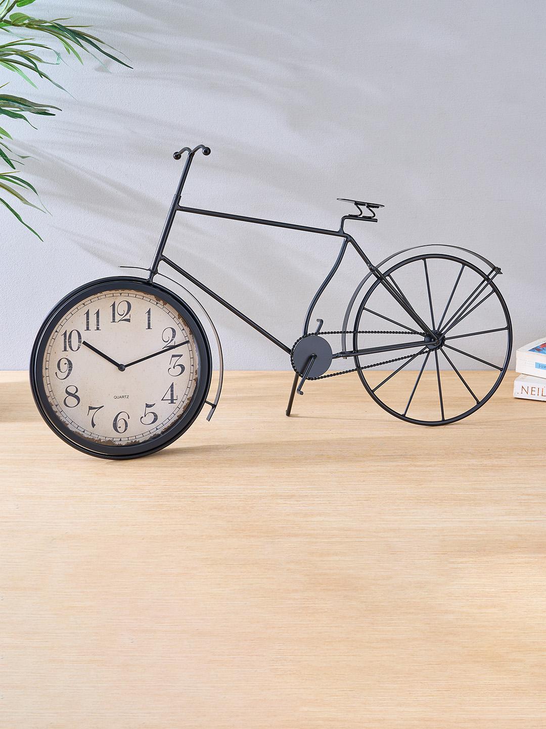 Buy Home Centre Corsica Fortune Black & Grey Cycle Shaped Glass ...