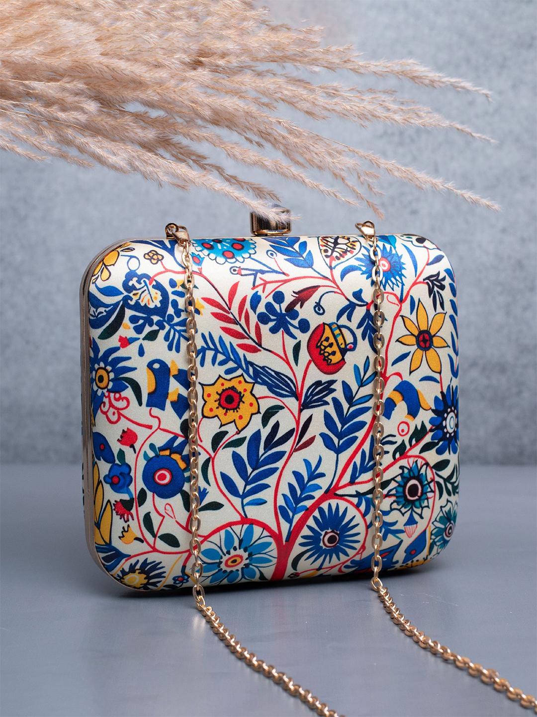 Buy ARTKLIM Floral Printed Box Clutch - Clutches for Women 32072943 ...