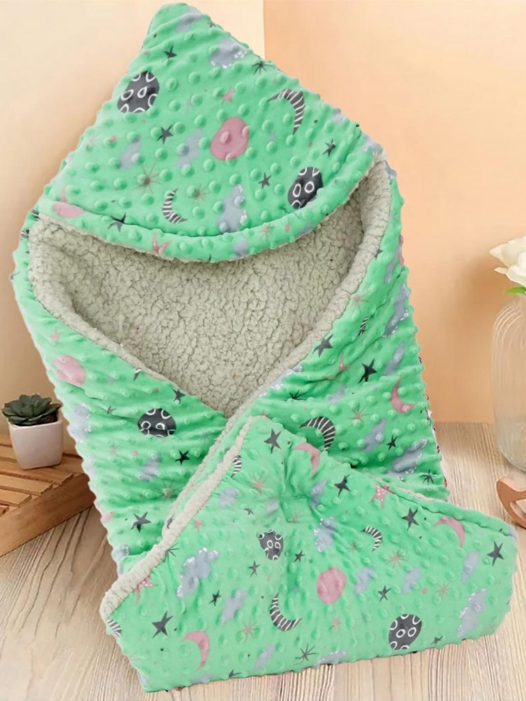 Buy Florida Sea Green & Pink Cartoon Characters Swaddler Wrapper ...