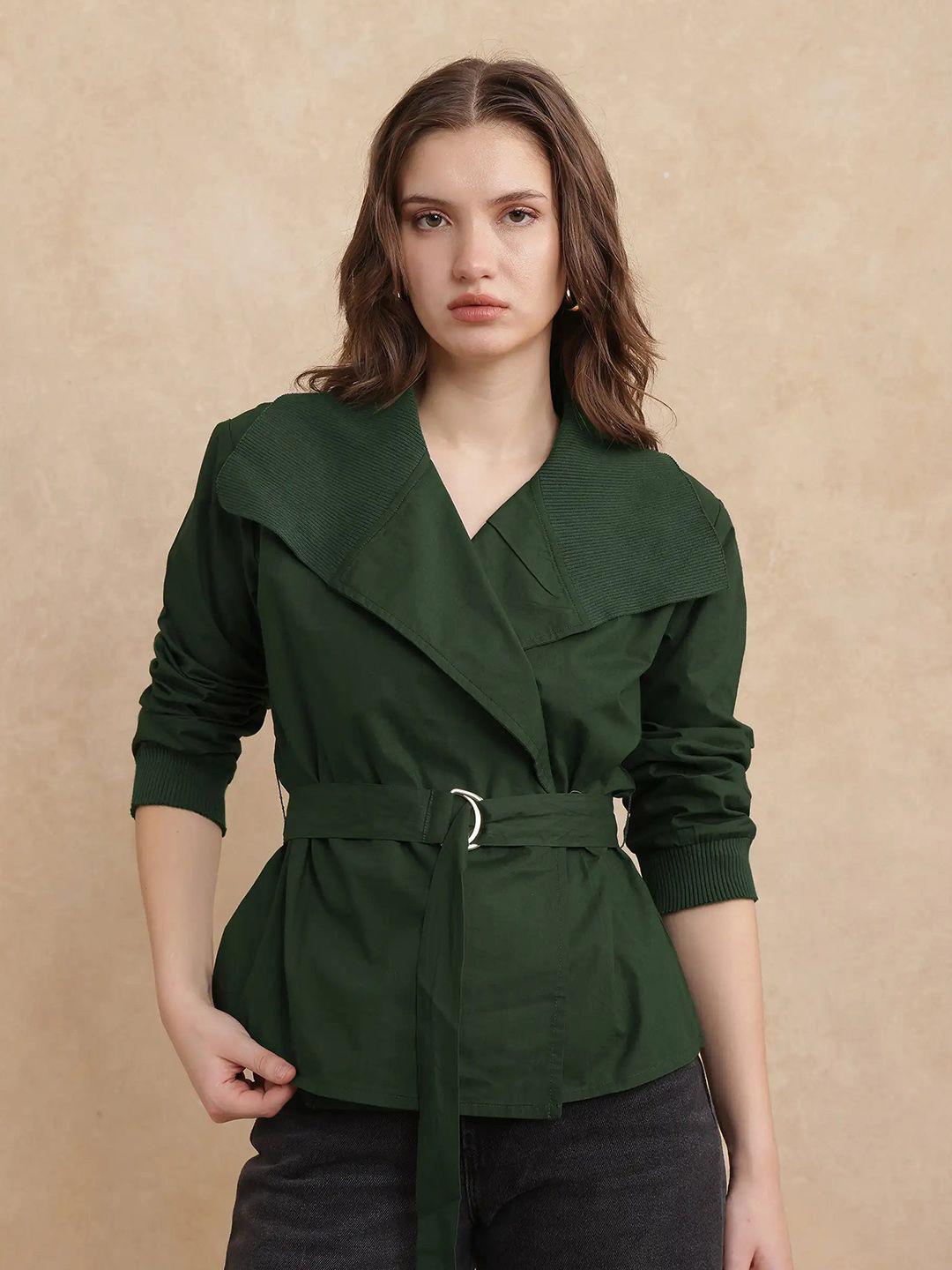 Buy RAREISM Women Solid Cotton Tailored Jacket - Jackets for Women ...
