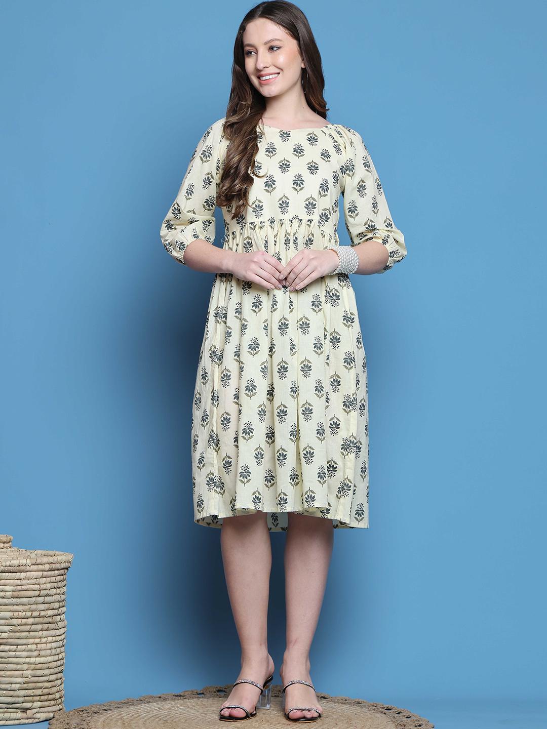 Buy Roly Poly Women Floral Print A Line Dress - Dresses for Women ...