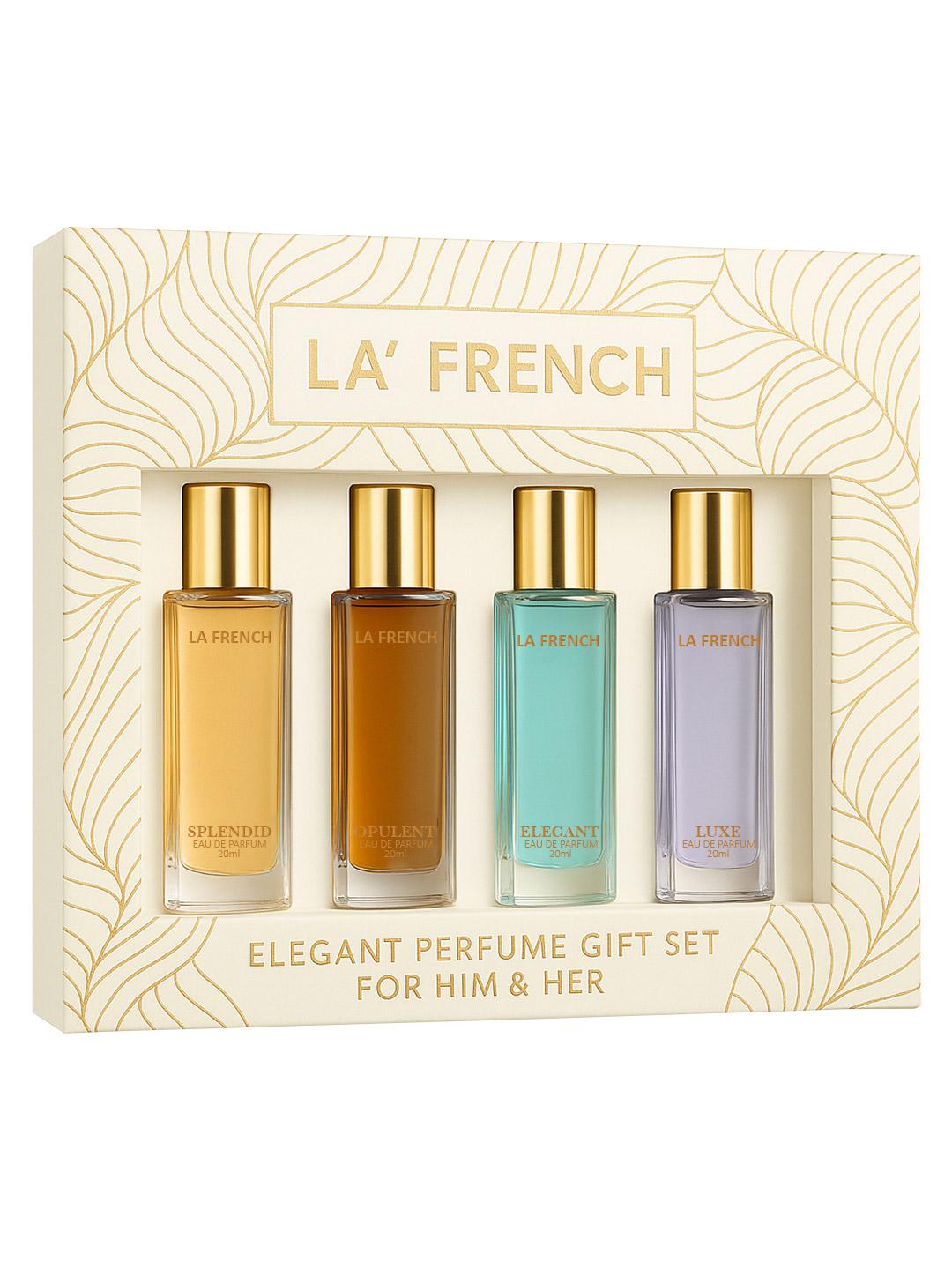 Buy La French Unisex Perfume Gift Set Splendid, Luxe, Elegant, Opulent ...