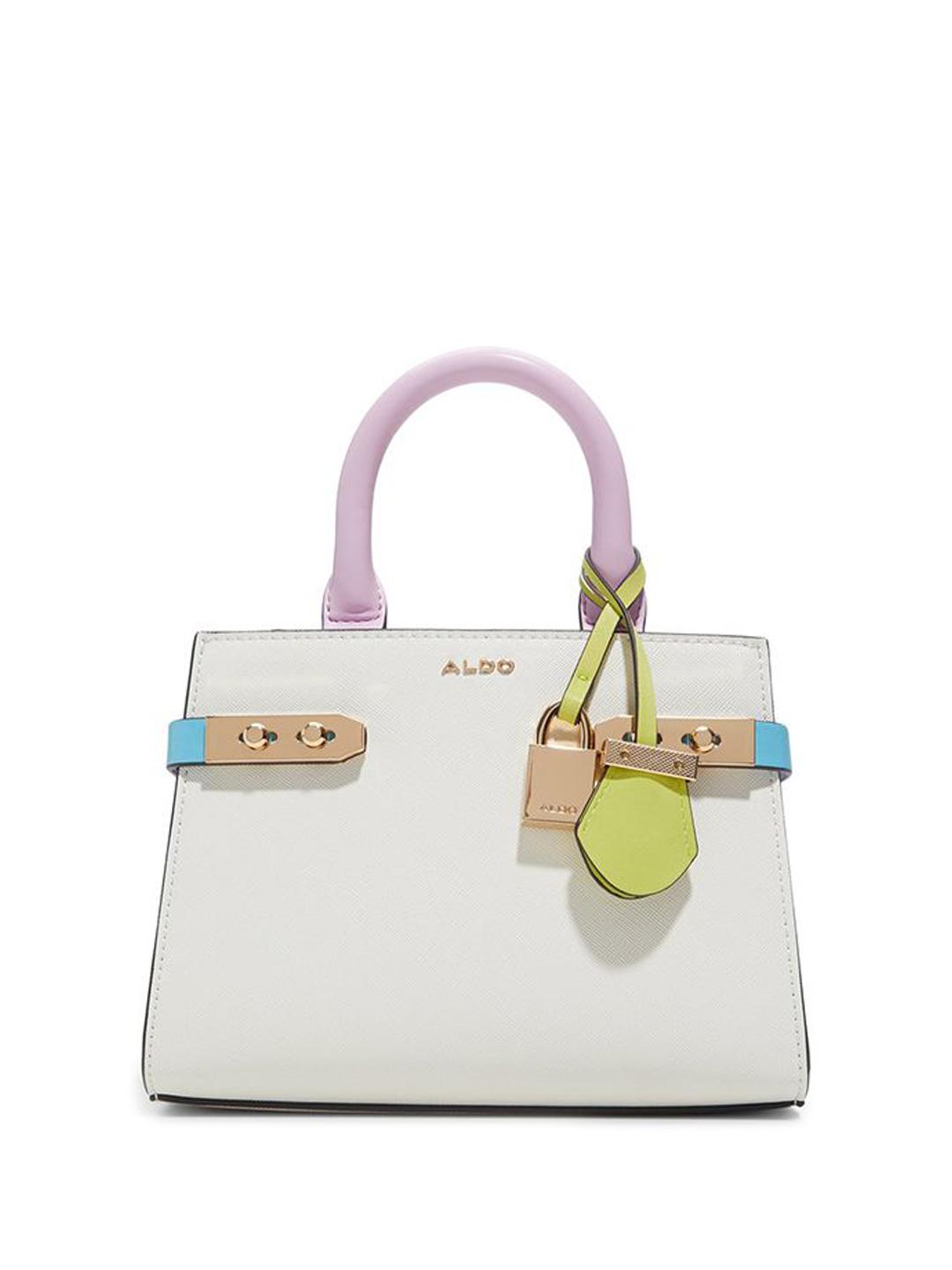 Buy ALDO Women LISBON Solid Structured Leather Handheld Bag - Handbags ...