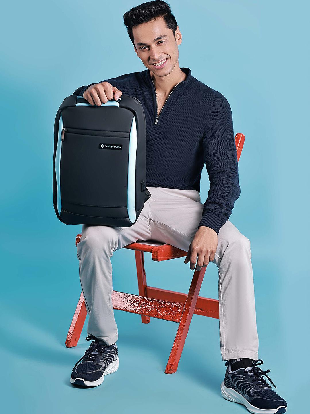 Buy Nasher Miles Madison 22L Polyester Laptop Backpack With USB ...