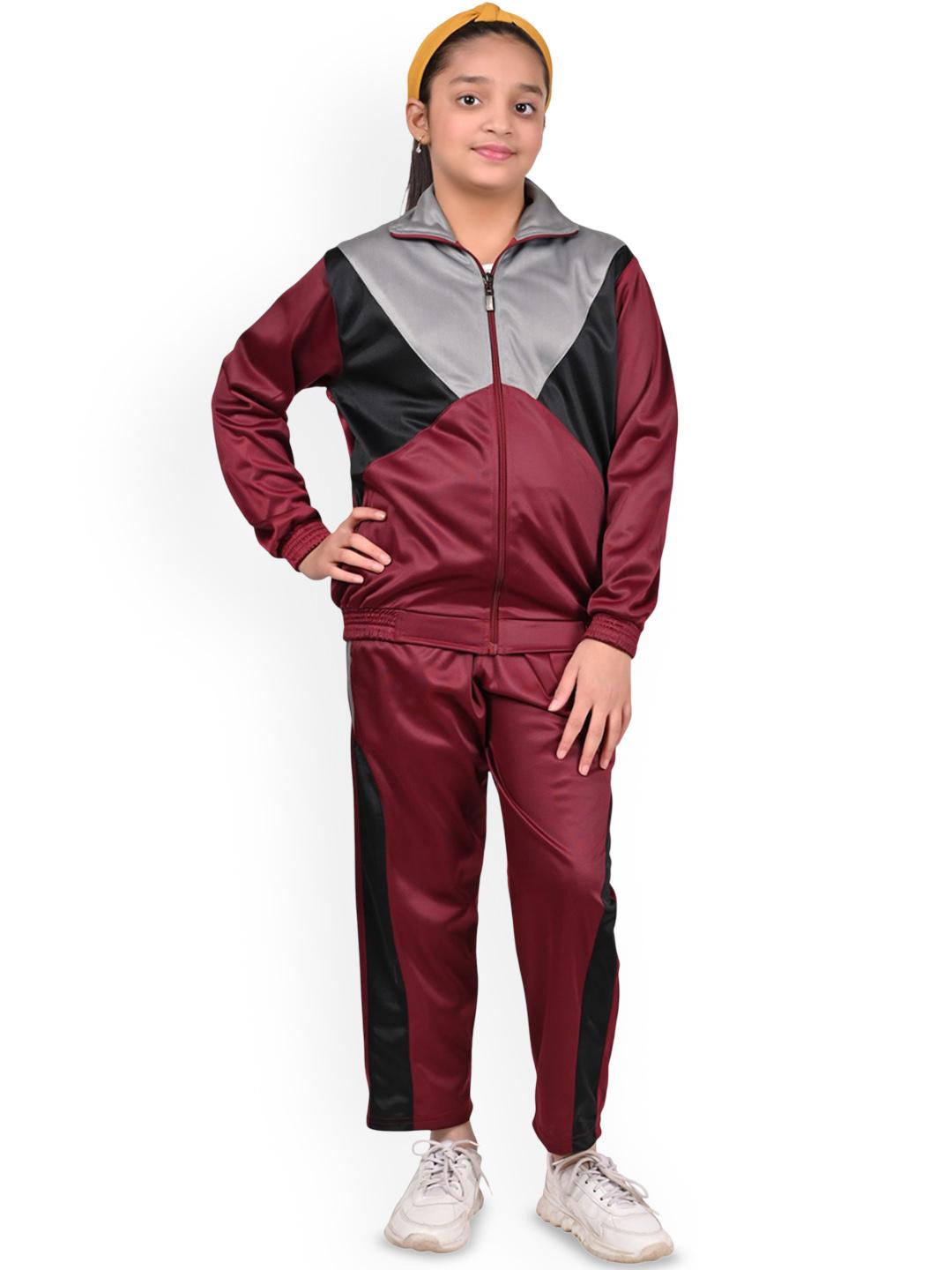 Buy BAESD Girls ColourBlocked Tracksuit - Tracksuits for Girls 32168434 ...