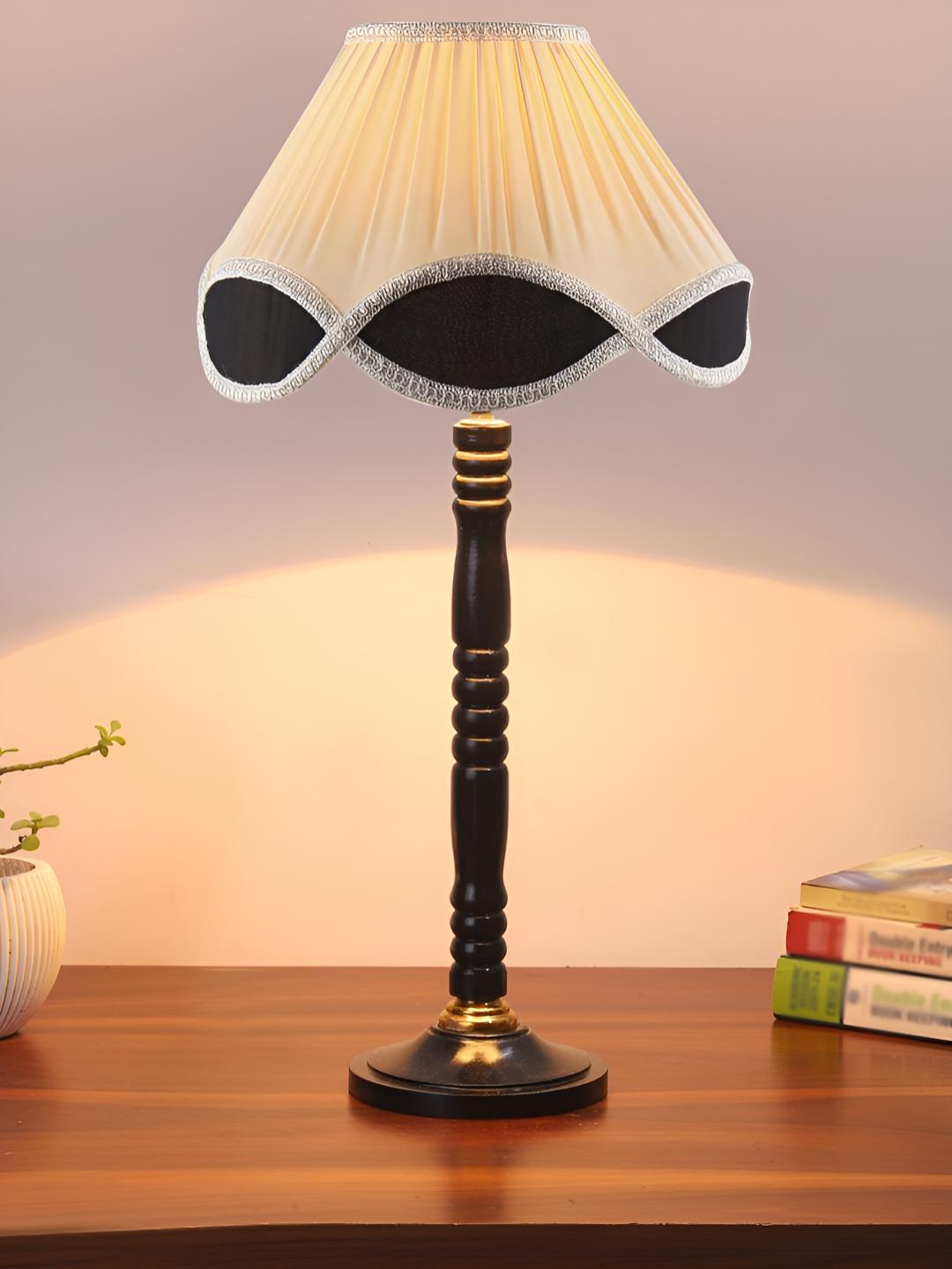 Buy Aura Warm Yellow Wood Bell Solid High Quality Electrical Table ...