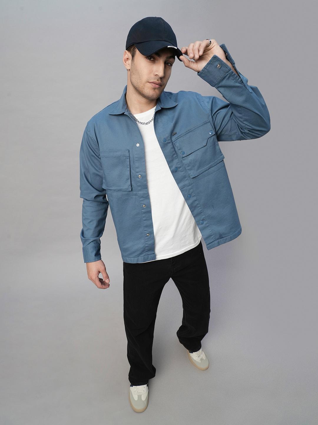 Buy PRONK Men Solid Shacket - Shackets for Men 32225896 | Myntra