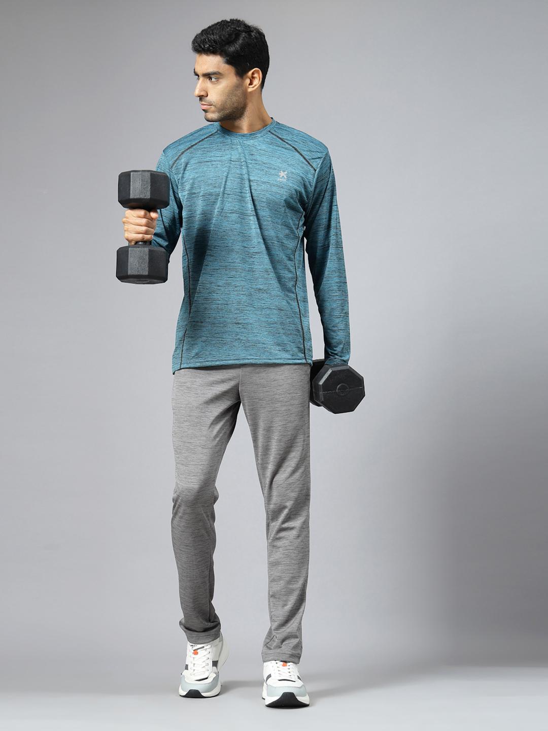 Buy HRX By Hrithik Roshan Men Solid Round Neck T Shirt - Tshirts for ...