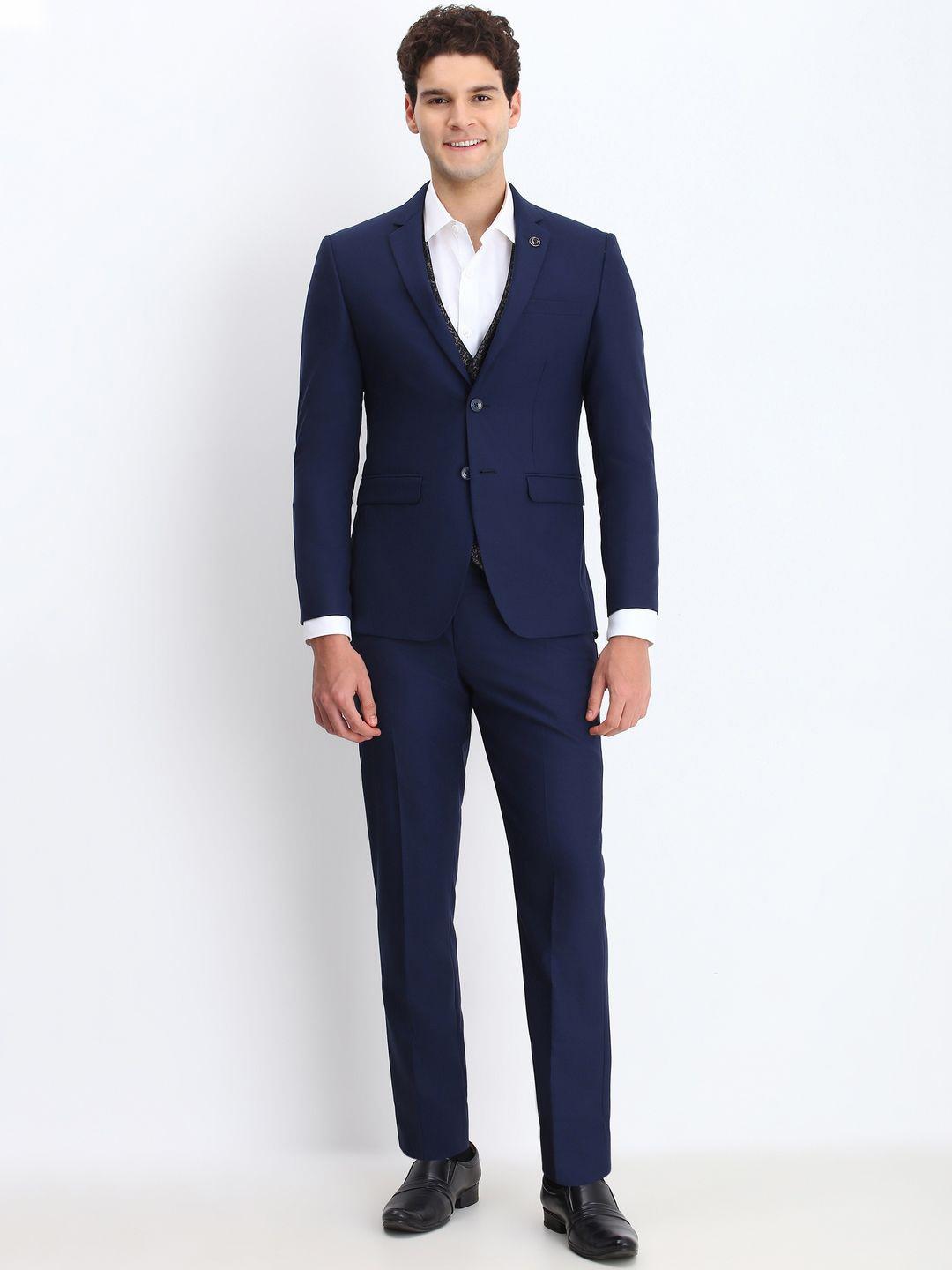 Buy Allen Solly Men Formal Blazer And Waistcoat With Trousers - Suits ...