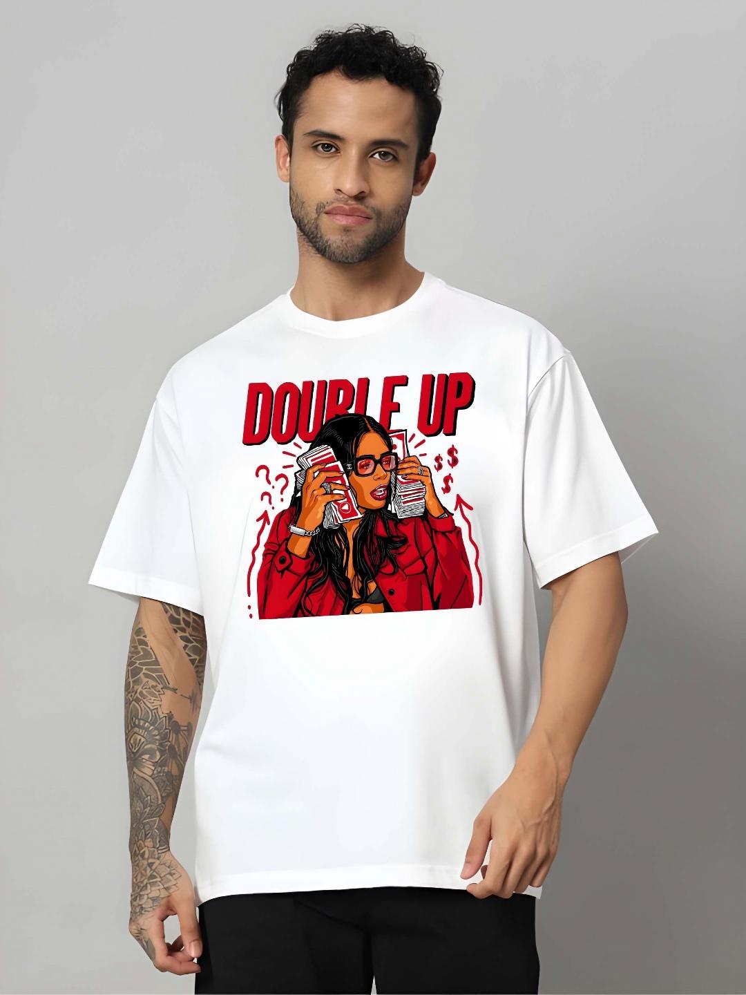 Buy KAIDO Men Oversized Graphic Printed Round Neck T Shirt - Tshirts ...