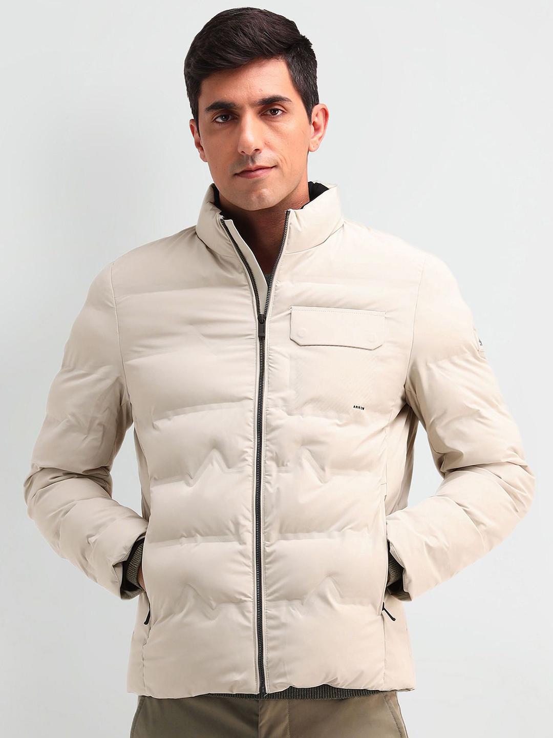 Buy Arrow Sport Men Solid Padded Jacket - Jackets for Men 32251846 | Myntra