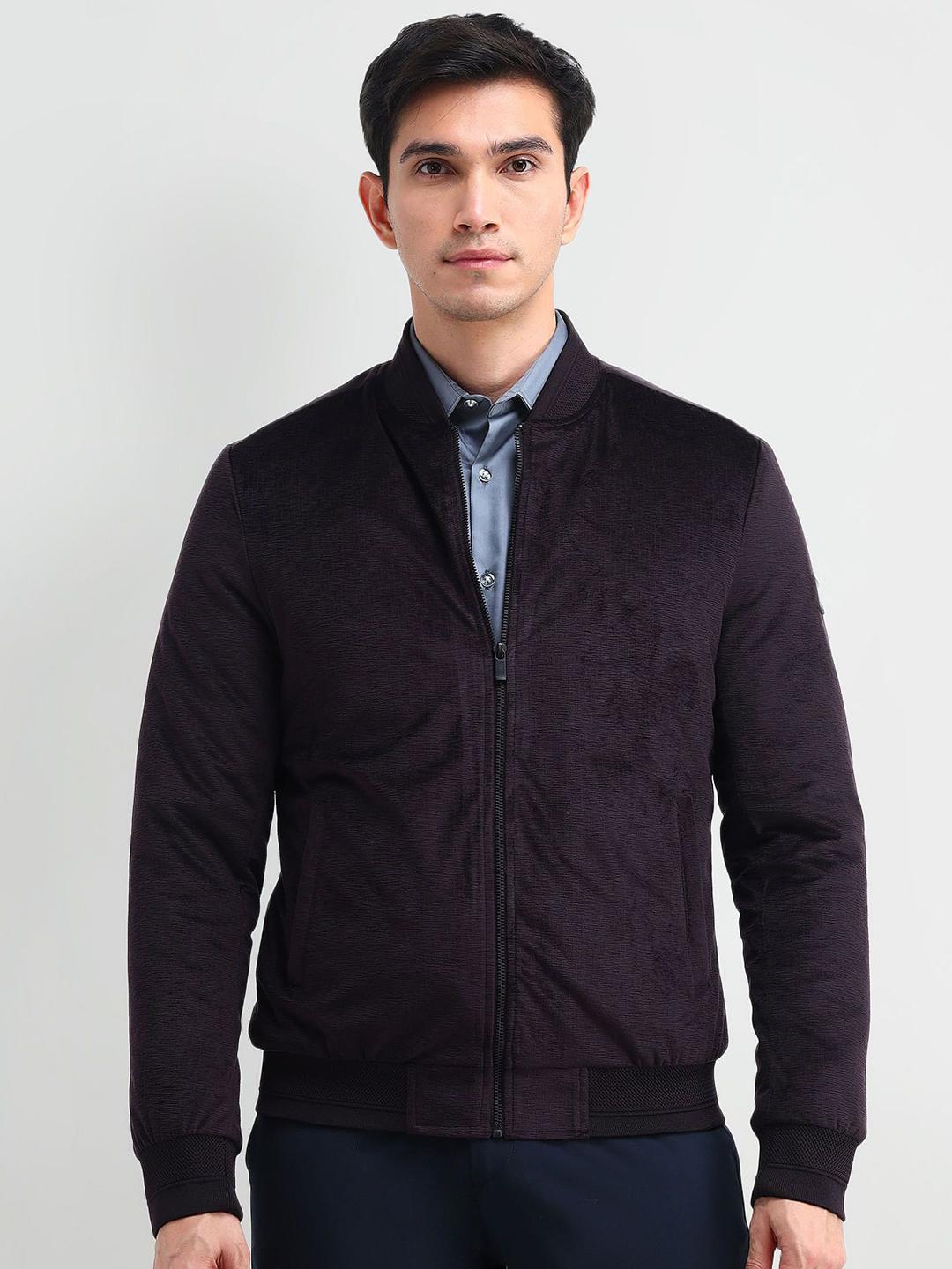 Buy Arrow Sport Men Solid Bomber Jacket - Jackets for Men 32251886 | Myntra