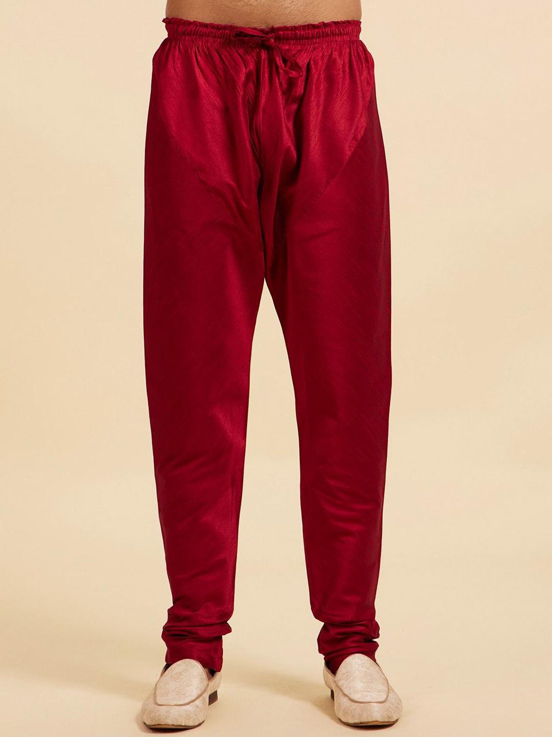 Buy Diwas By Manyavar Men Mid Rise Churidar - Pyjamas for Men 32257872 ...