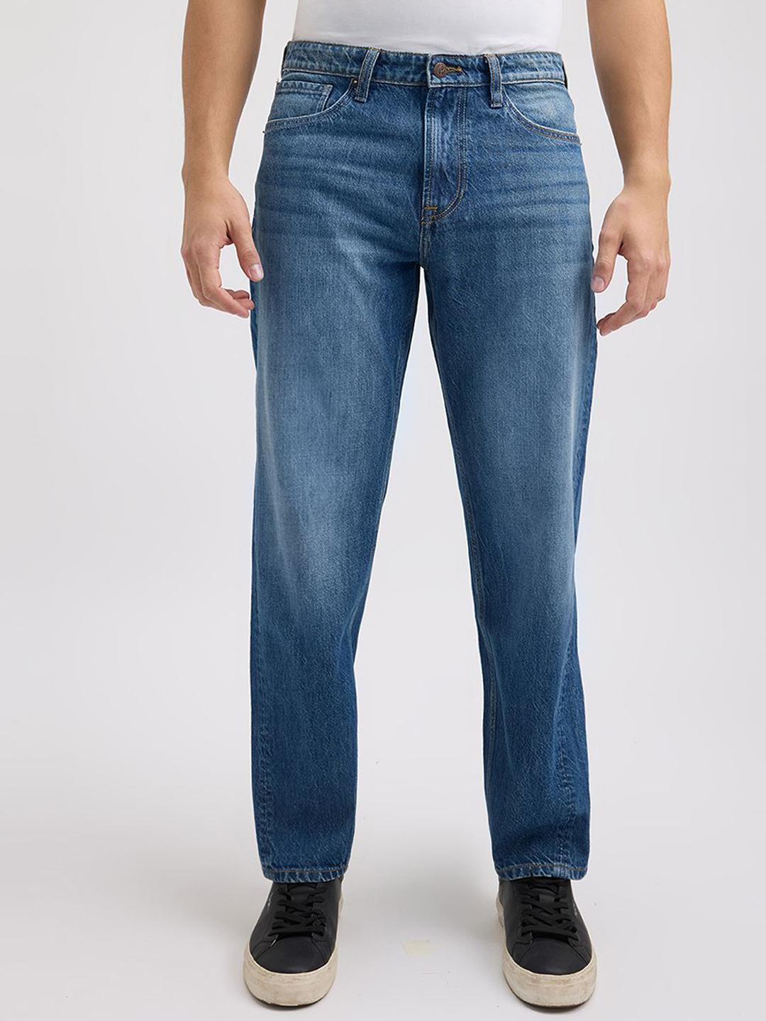 Buy Pepe Jeans Men James Relaxed Fit Light Fade Stretchable Jeans ...