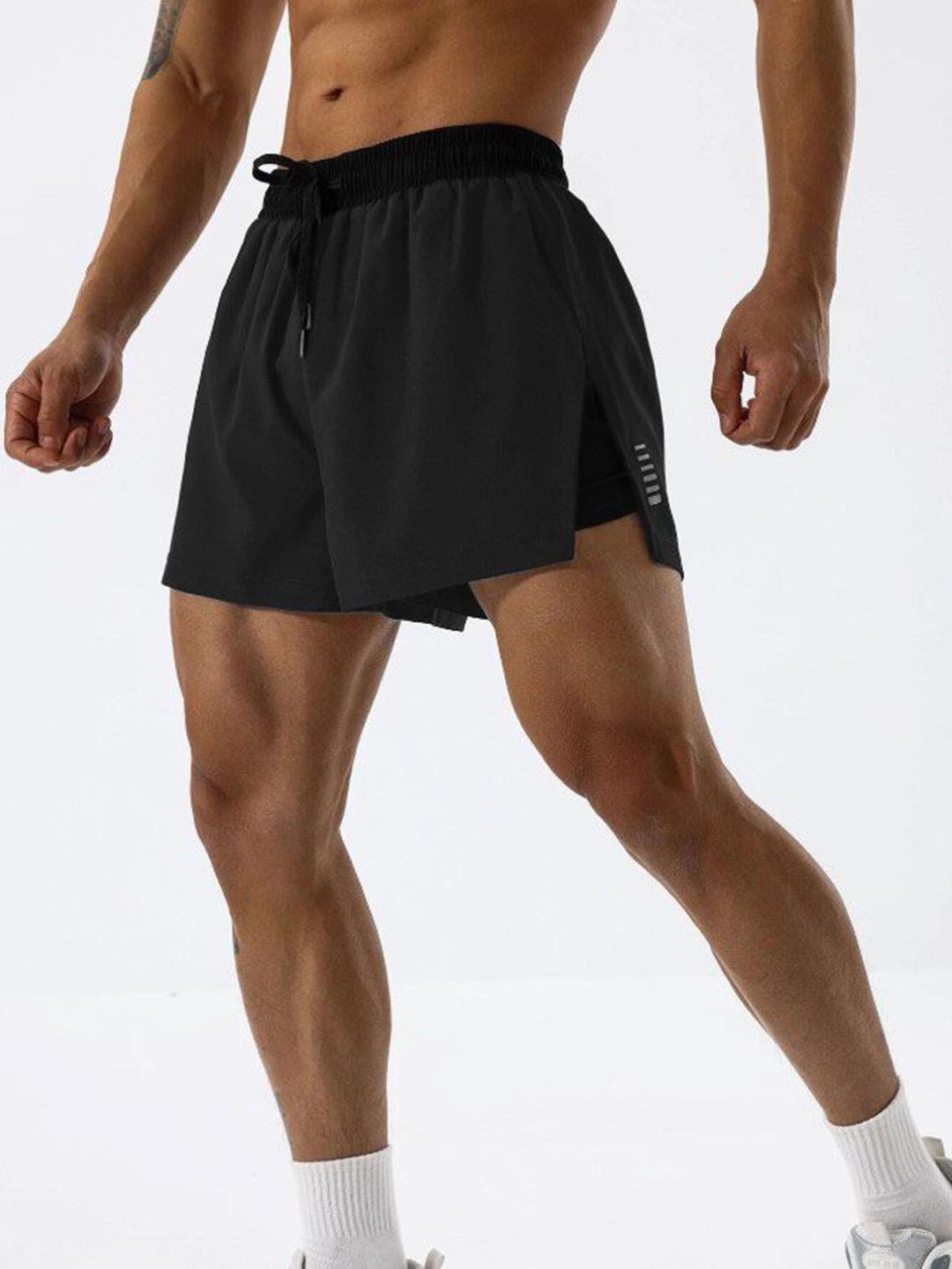 Buy MASCARI Men High Rise Training Or Gym Sports Shorts - Shorts for ...