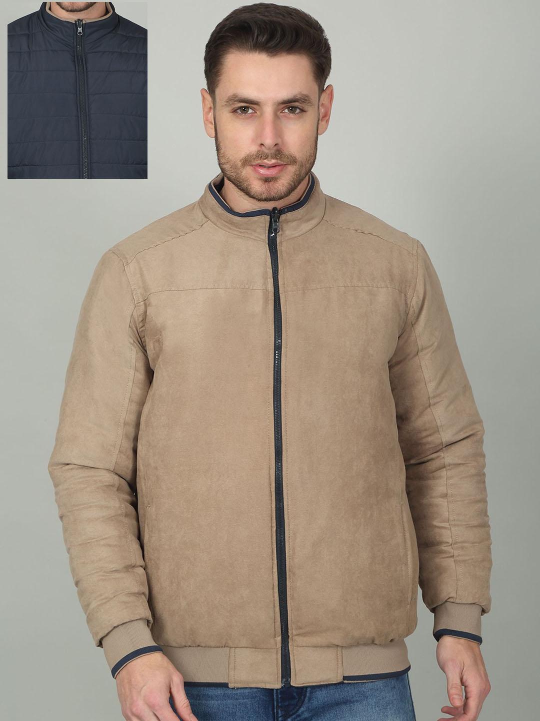 Buy Cantabil Men Suede Reversible Open Front Jacket - Jackets for Men ...
