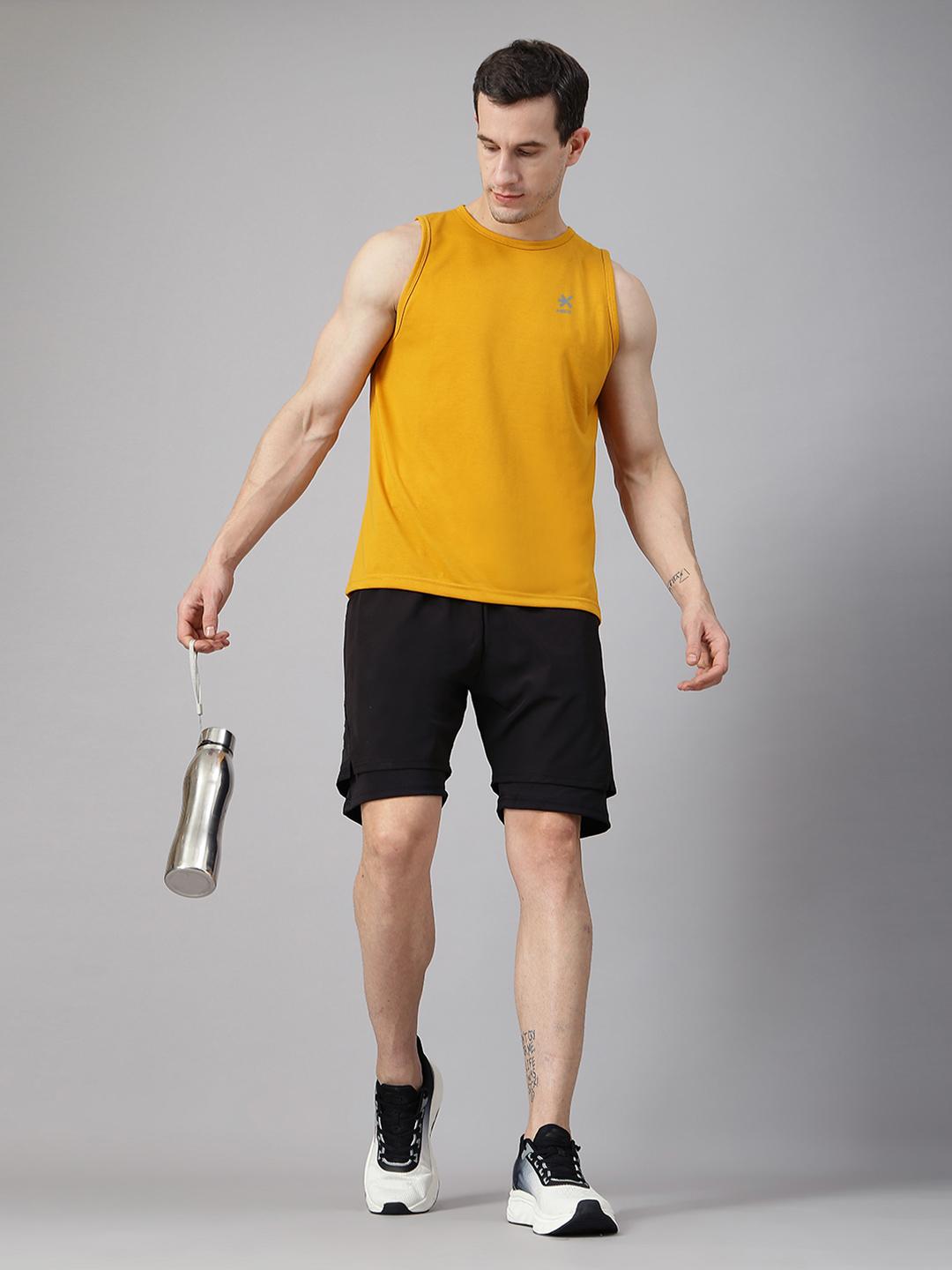 Buy HRX By Hrithik Roshan Men Cut Outs Slim Fit T Shirt - Tshirts for ...