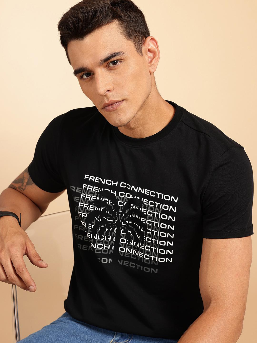 Buy French Connection Brand Logo Printed T Shirt - Tshirts for Men ...