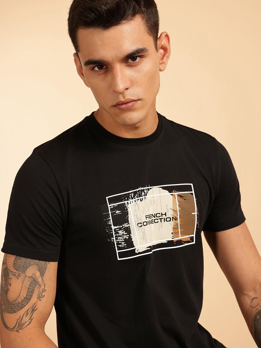 Buy French Connection Brand Logo Printed T Shirt - Tshirts for Men ...
