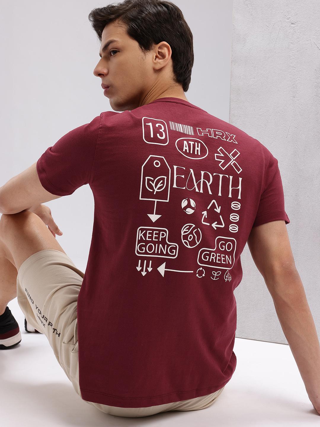 Buy HRX By Hrithik Roshan Printed Lifestyle T Shirt - Tshirts for Men ...