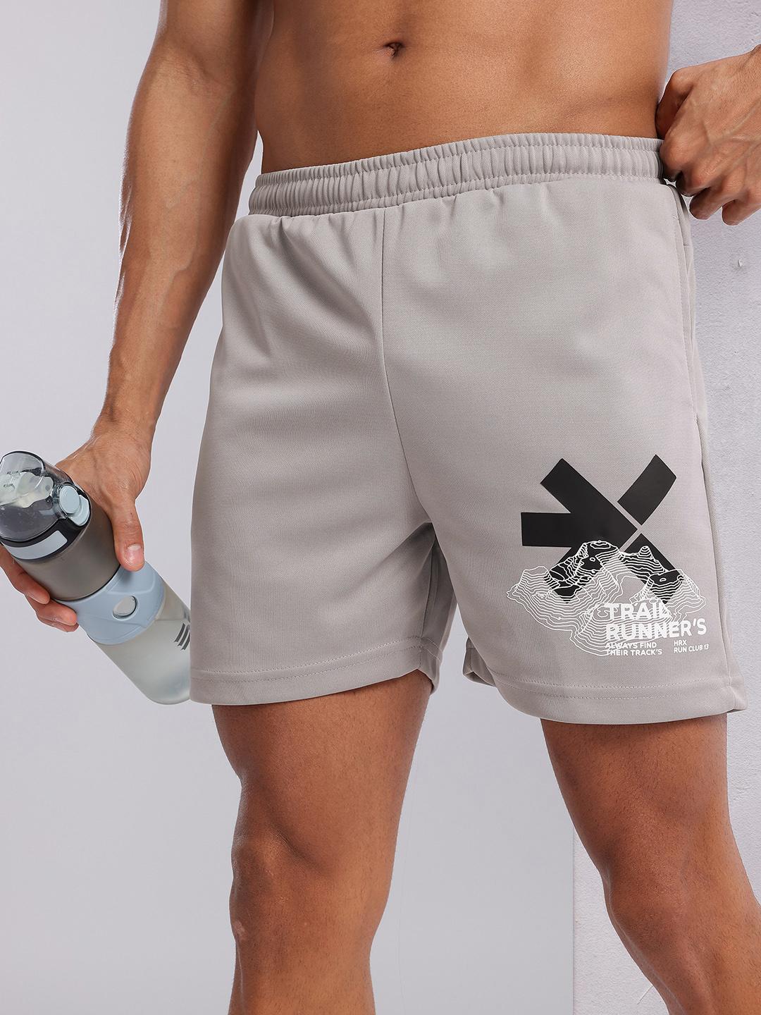 Buy HRX By Hrithik Roshan Men Printed Running Shorts - Shorts for Men ...