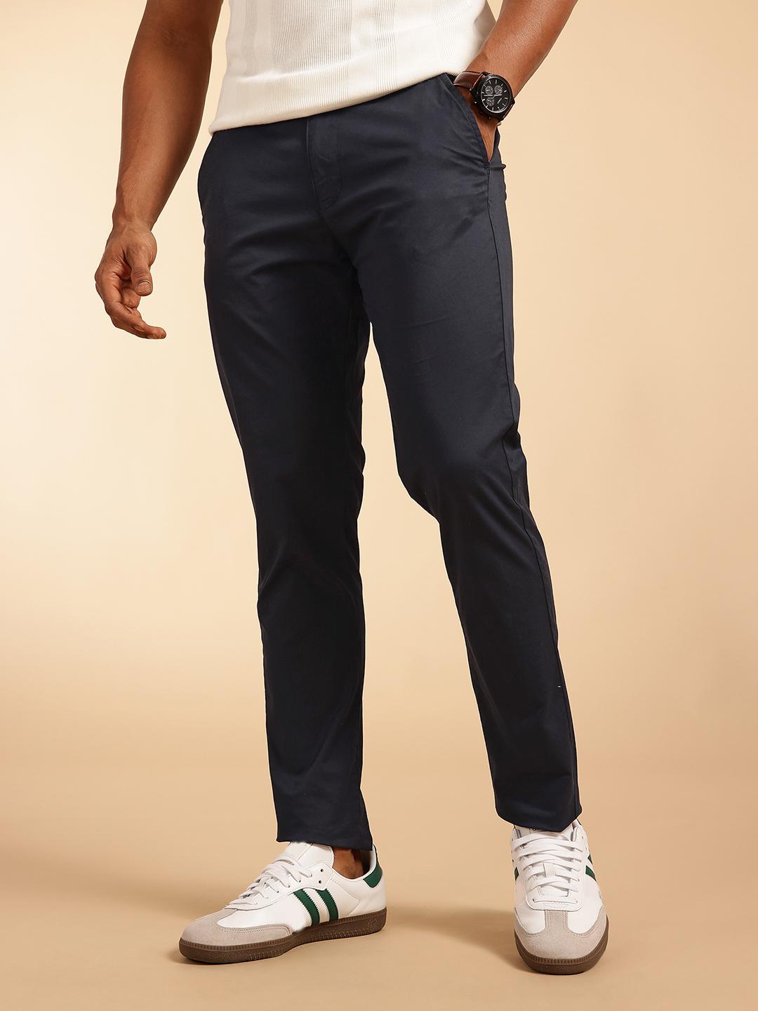 Buy French Connection Men Slim Fit Chinos Trousers - Trousers for Men ...