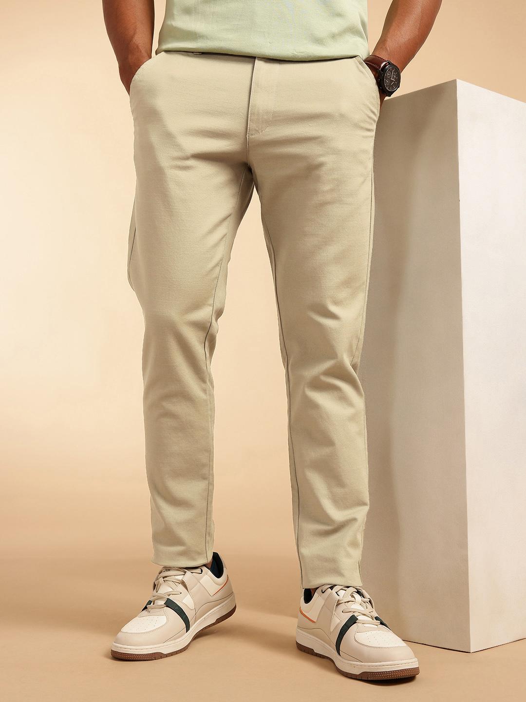 Buy French Connection Men Slim Fit Chinos Trousers - Trousers for Men ...
