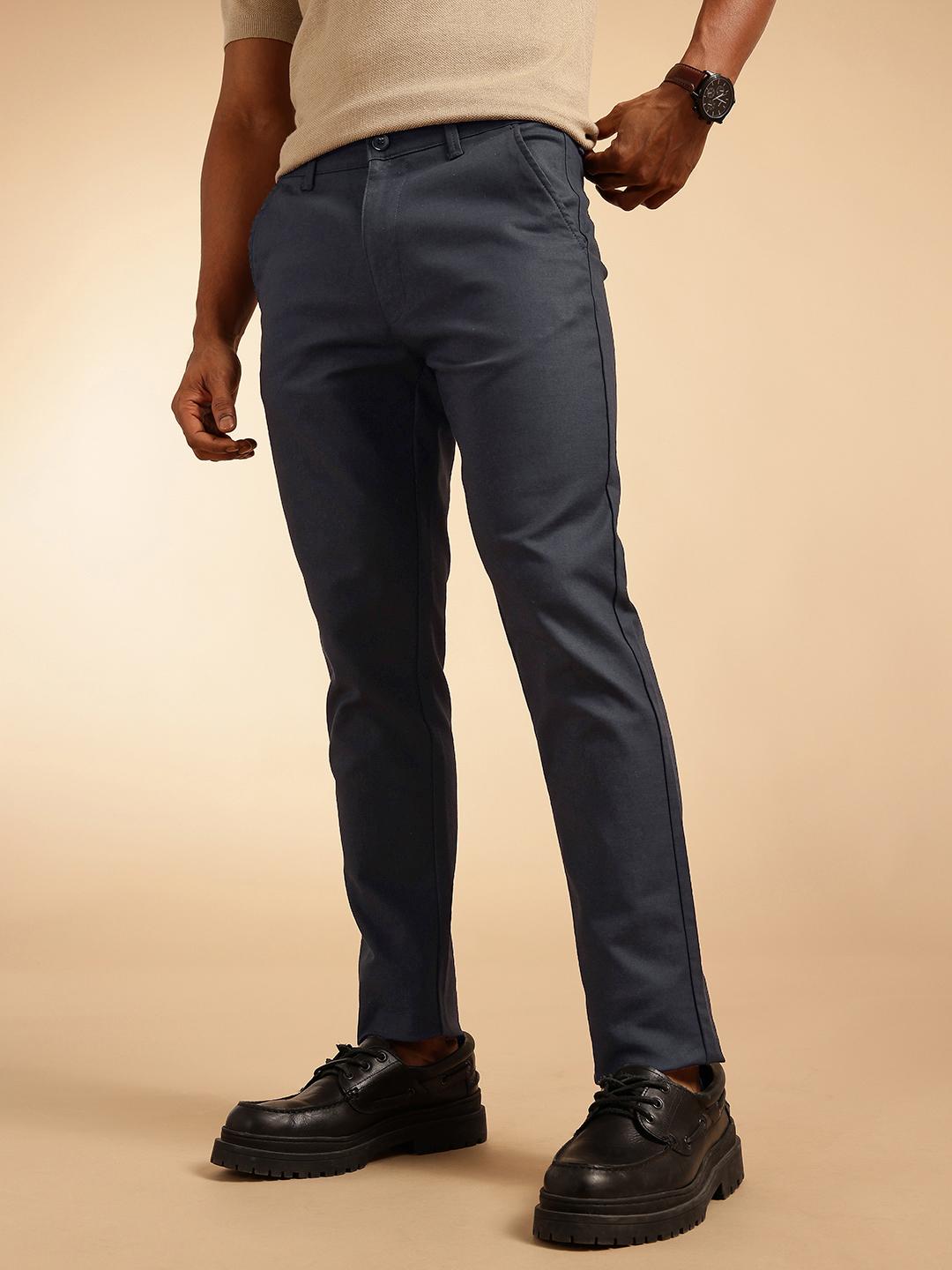 Buy French Connection Men Slim Fit Chinos Trousers - Trousers for Men ...