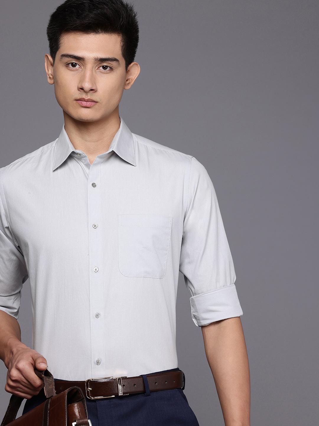 Buy Raymond Slim Fit Pure Cotton Formal Shirt - Shirts for Men 32432218 ...