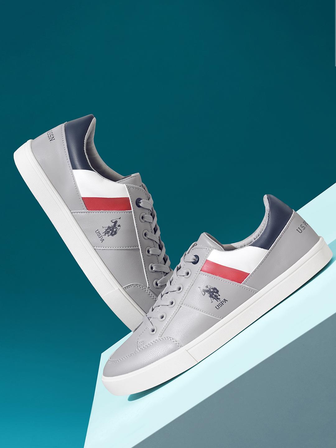Buy U.S. Polo Assn. Men Round Toe Lace Ups Sneakers - Casual Shoes for ...