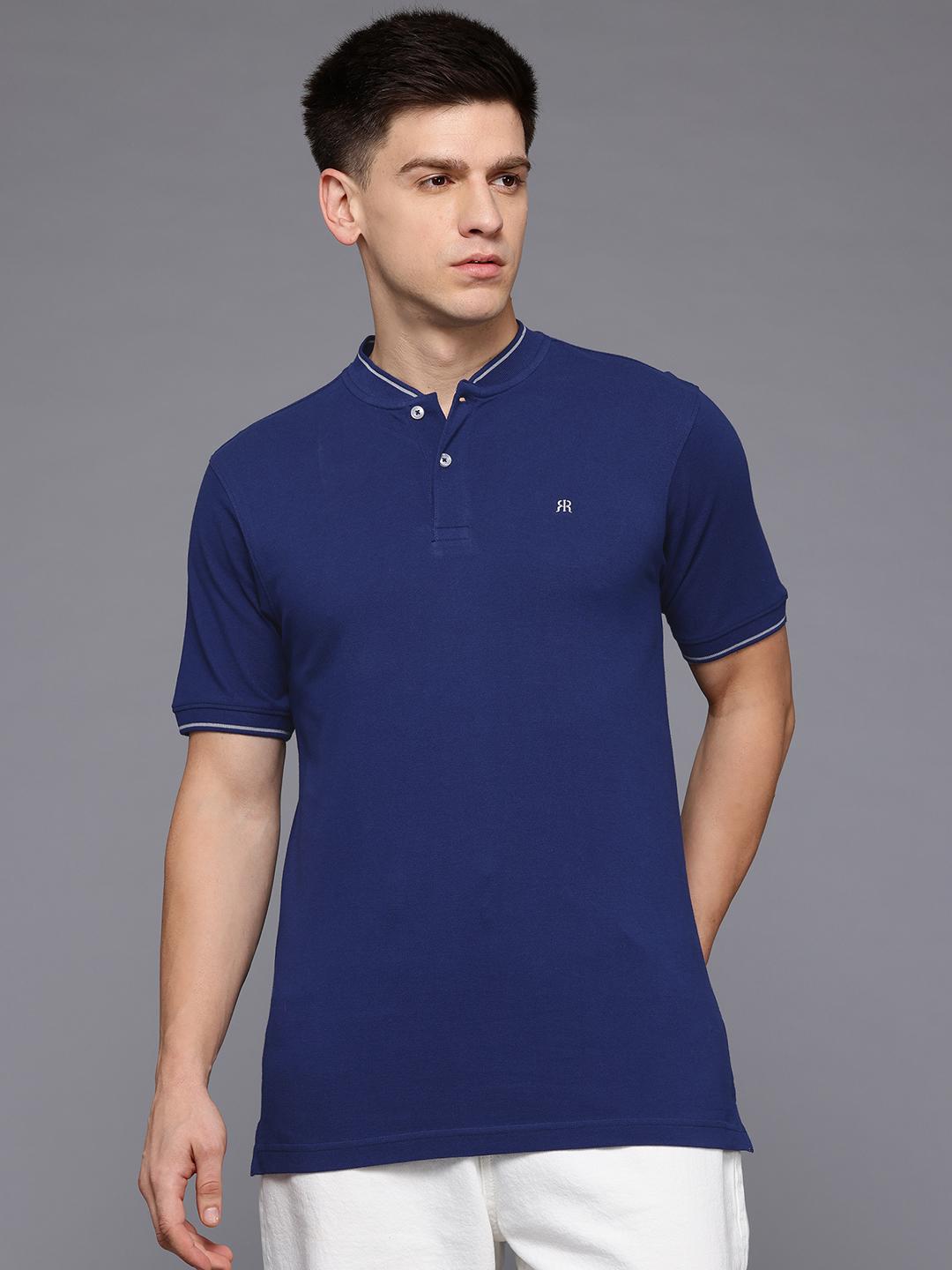 Buy Raymond Henley Neck Pure Cotton Modern Fit T Shirt - Tshirts for ...