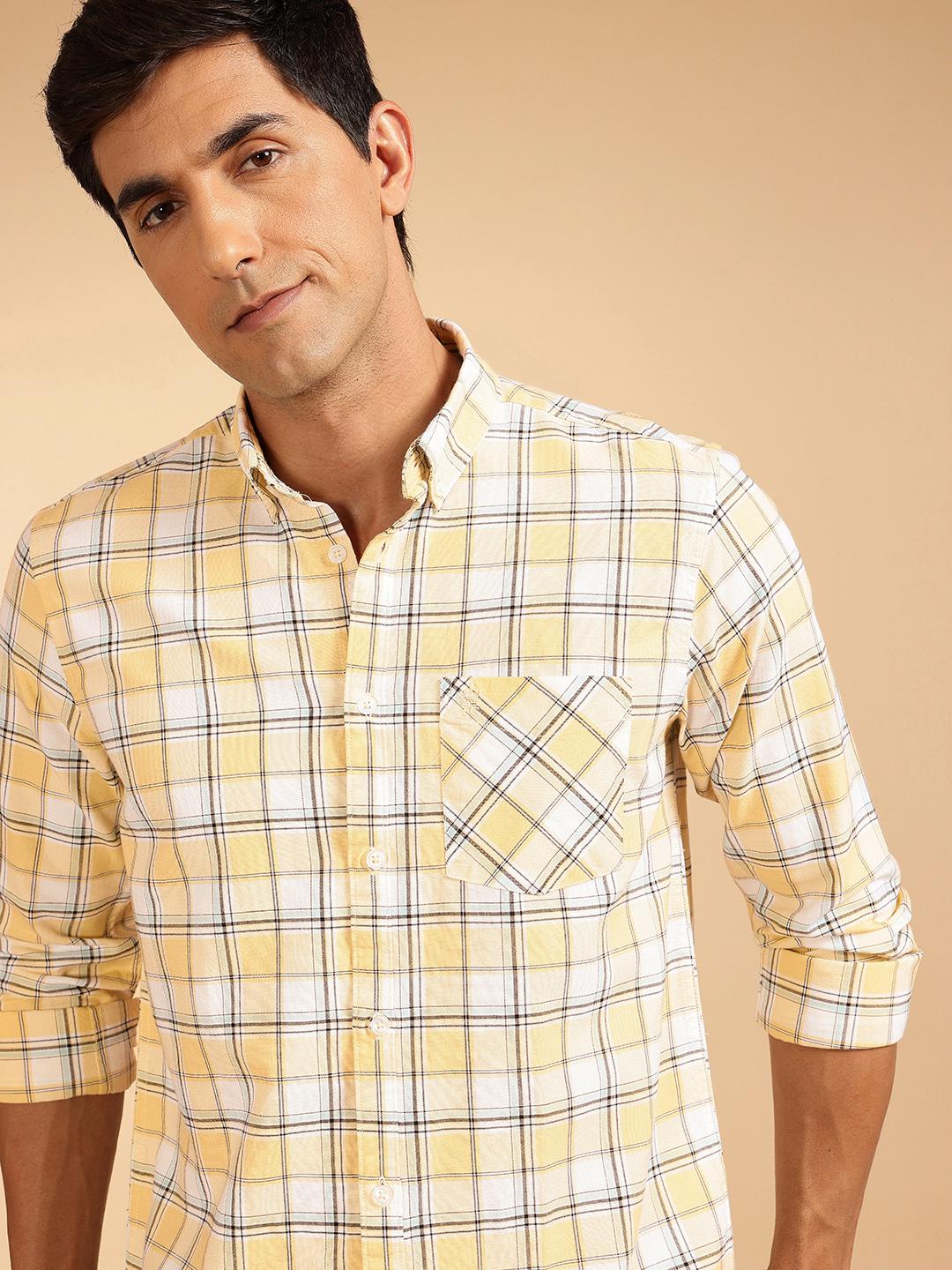 Buy French Connection Checked Pure Cotton Casual Shirt - Shirts for Men ...