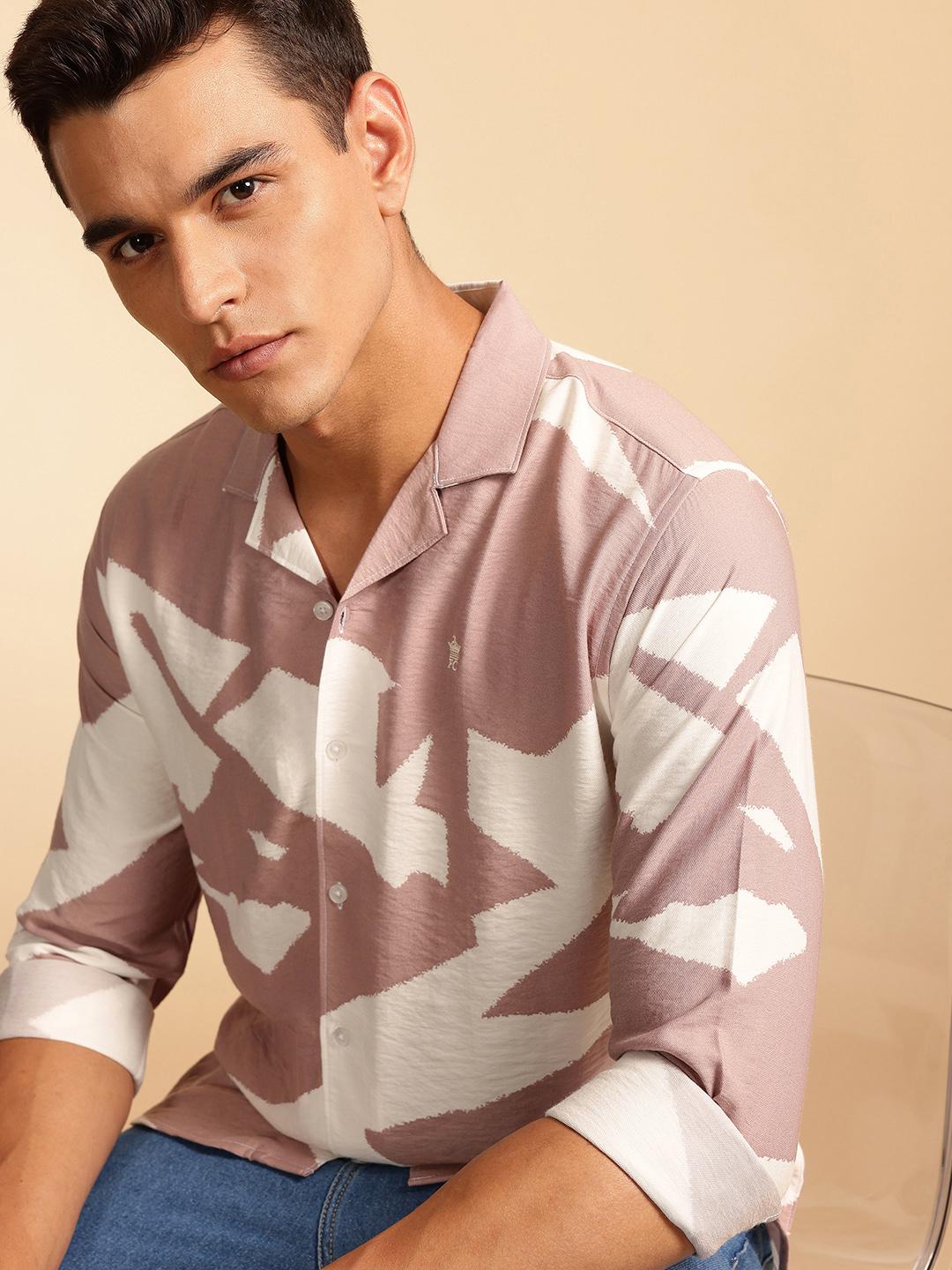 Buy French Connection Slim Fit Abstract Printed Casual Shirt - Shirts ...